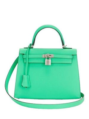 Undefined Hermes Epsom Kelly 25 Sellier Handbag - Vert Comics