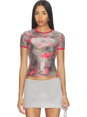 DIESEL® Sequin Embellished Floral Print Top - Multi