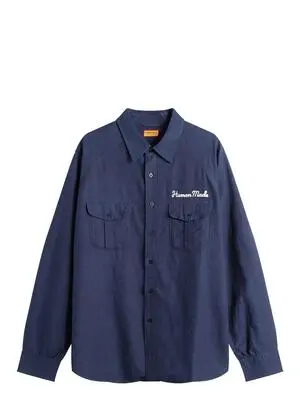 HUMAN MADE Dog Overalls Work Shirt - Navy