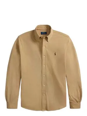 Polo Ralph Lauren Button-down Embroidered Shirt - Neutrals