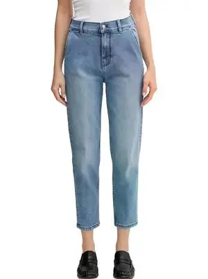 Sisley Slim-fit Tapered Leg Jeans - Blue