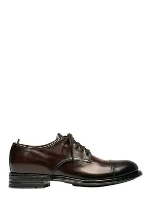 Officine Creative Admiral Cap-toe Derby Shoes - Brown