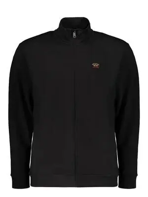 Paul & Shark High-neck Cardigan - Black