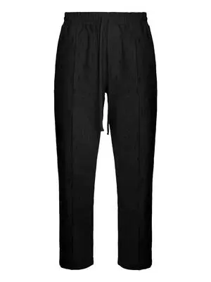 HAMZA Distressed Trousers - Black