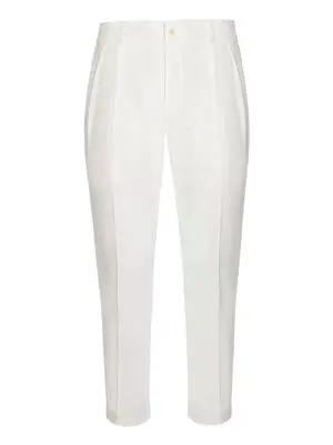HAMZA Tapered Trousers - White