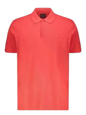 Paul & Shark Buttoned Short-sleeve Polo Shirt Red