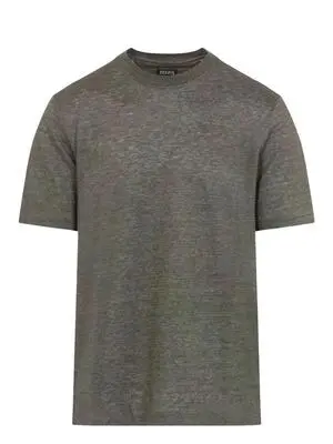 Zegna Crew-neck T-shirt - Grey