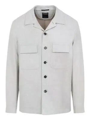 Zegna Pocket-detail Overshirt - Grey