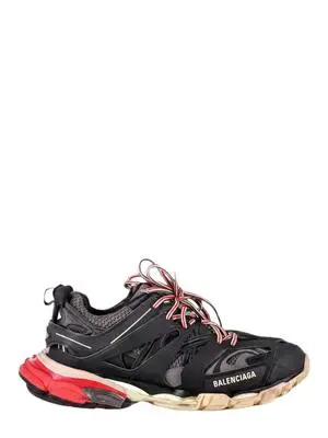 Balenciaga Balenciaga Layered Lace-Up Sneakers Black