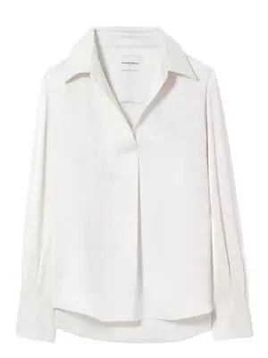 Claudie Pierlot Spread Collar Blouse - Neutrals