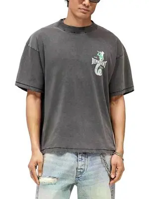 REPRESENT X The Viper Room Dice Graphic T-shirt Grey