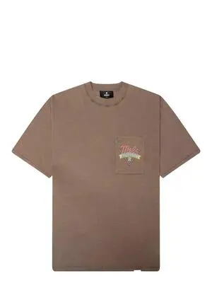 REPRESENT X Mel's Diner Pocket Graphic T-shirt - Brown