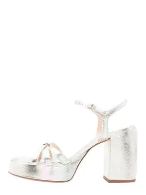 Agl Clio Platform Strappy Sandals - Silver
