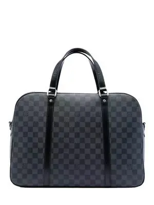 LOUIS VUITTON Damier Graphite Jorn Travel Bag - Black