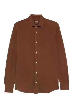 Fedeli Buttoned Shirt Brown