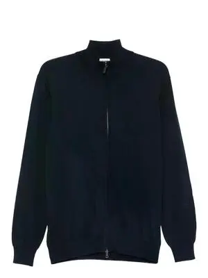 KANGRA Zip Cardigan - Blue