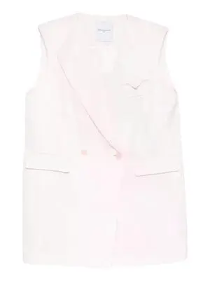 ISABELLE BLANCHE Double-breasted Vest - Pink