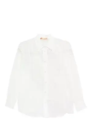 Ermanno Scervino Lace Detail Shirt - White
