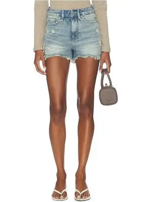 Good American Bombshell Denim Shorts - Blue