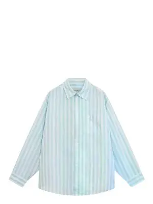 Carhartt Work In Progress Royce Striped Shirt - Blue