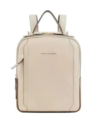 PIQUADRO Top Handle Backpack Neutrals