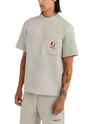 MURPHY&NYE Pocket Short-sleeve Sweatshirt - Grey