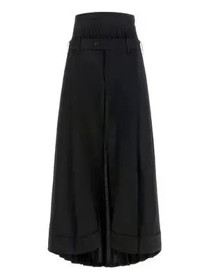 Junya Watanabe Pleated Trousers - Black