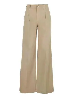 PT TORINO Poppy Wide-leg Front-pleats Trousers - Neutrals