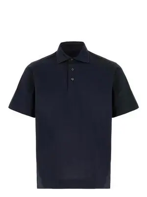 CIRCOLO 1901 Buttoned Polo Shirt Blue