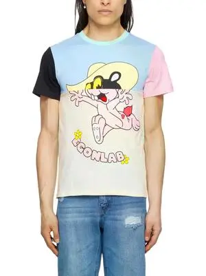 EGONLAB Hysteric Printed T-shirt - Blue