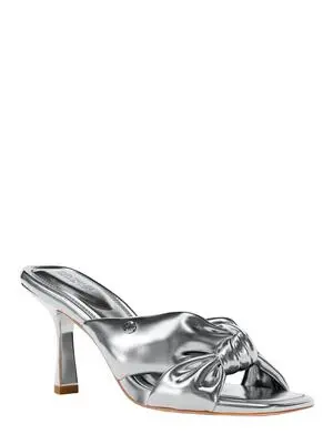 Michael Kors Elena Metallic Sandal - Silver