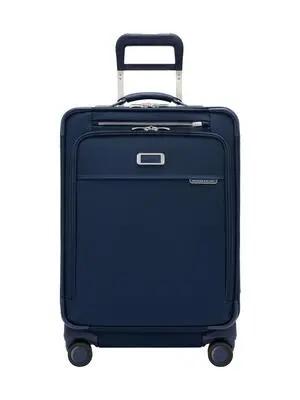 Briggs & Riley 24" Checked Expandable Spinner Suitcase - Navy