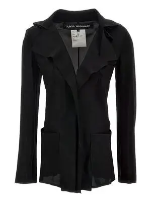 Junya Watanabe Ruffled-detail Blouse - Black