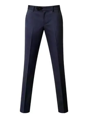 FRANZESE COLLECTION Button-fastening Pleated Trousers - Blue