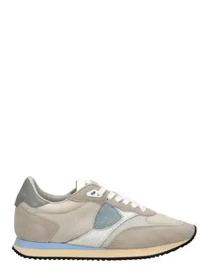 Philippe Model Blville Lace-Up Sneakers Neutrals