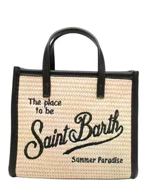 MC2 SAINT BARTH Mini Vivian Tote Bag - Neutrals