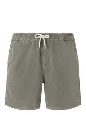Nn07 Straight-leg Twill Drawstring Shorts - Green