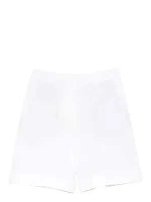 Eleventy Belt-loops Shorts - White