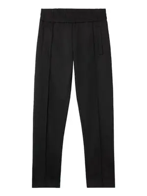 Palm Angels Curved Logo Track Pants - Black