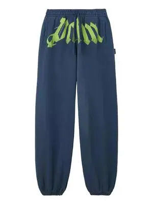 Palm Angels Elasticated-waistband Track Pants - Blue