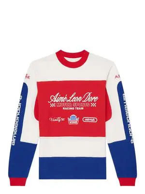 Aimé Leon Dore Motocross Printed Cotton-jersey T-shirt - Red