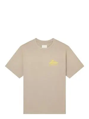 Aimé Leon Dore Unisphere Logo-print Cotton-jersey T-shirt - Neutrals