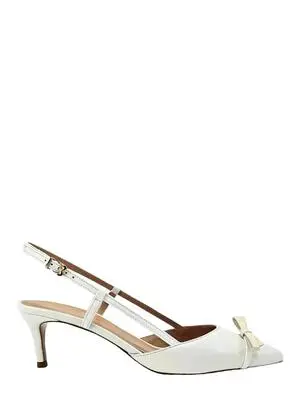 MADISON MAISON Alessia Slingback Pumps - White