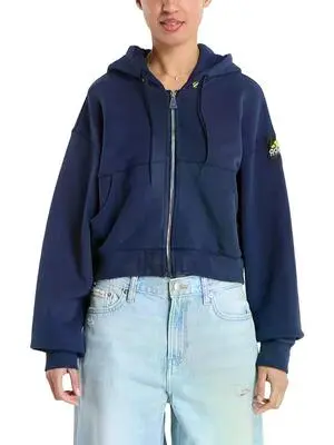 Adidas Zip-up Hoodie - Blue