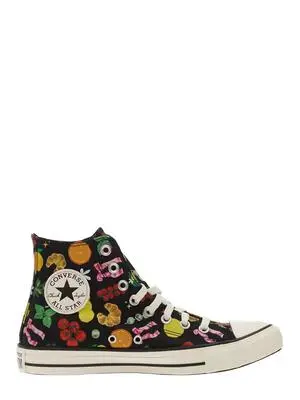 CONVERSE Chuck Taylor All Star Floral-Print Sneakers Black