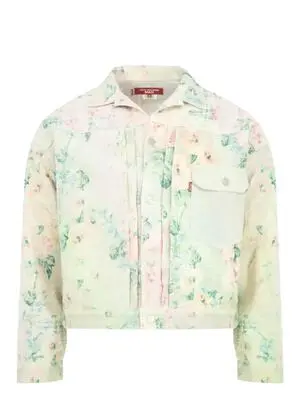 JUNYA WATANABE Junya Watanabe MAN Floral Print Embroidered Jacket