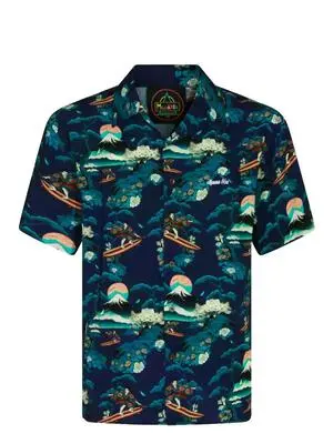 MAUNA KEA All-over Print Shirt - Blue