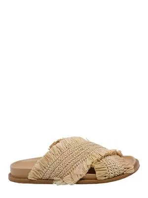 MICHAEL KORS Peyton Raffia Sandals