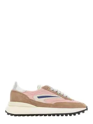 D.a.t.e. Suede-detail Sneakers - Pink