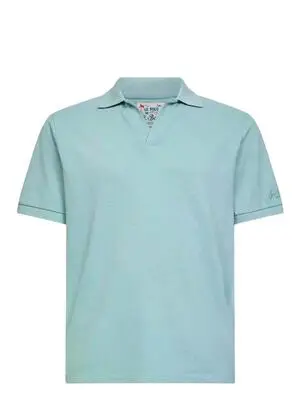 MC2 SAINT BARTH Charles Embroidered T-shirt - Blue
